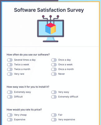 Software Satisfaction Survey Form Template | Jotform
