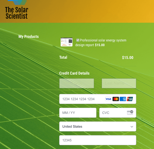Solar System Purchase Order Form Template | Jotform