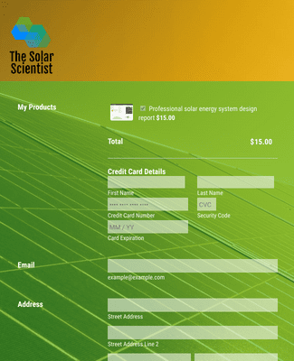 Solar System Purchase Order Form Template | Jotform