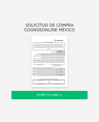 SOLICITUD DE COMPRAS COGNOSONLINE MÉXICO Plantilla de formulario | Jotform
