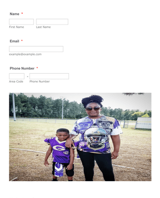 Sports T-Shirt Order Form Template | Jotform