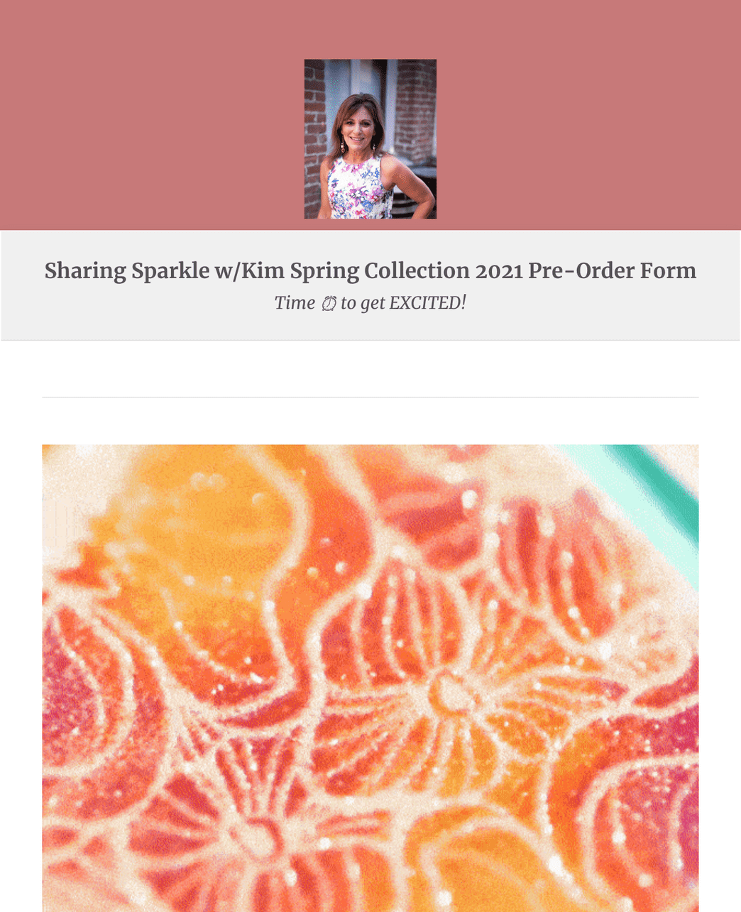 SPRING COLLECTION 2021 - PRE-ORDER NOW Form Template | Jotform