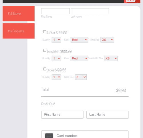 Responsive Product Order Form Template | Jotform
