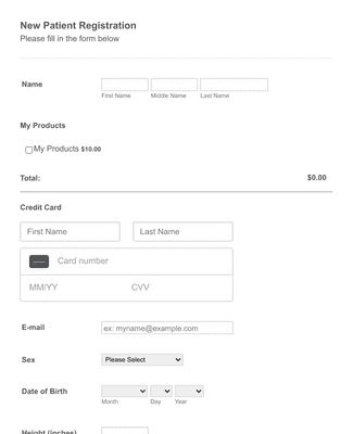 Square Registration Form Template | Jotform