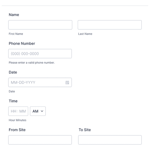 Staff Movement Form Template | Jotform