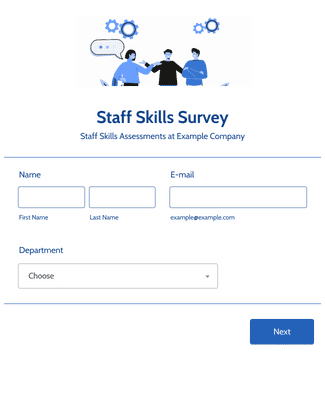Staff Skills Survey Form Template | Jotform
