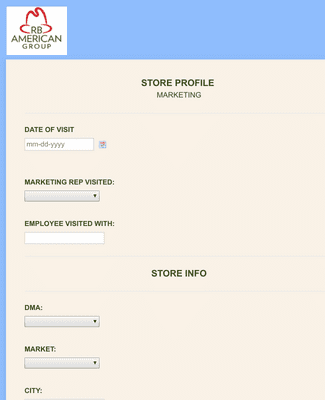 Store Profile Form Template | JotForm