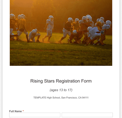 Stripe Registration Form Template | Jotform
