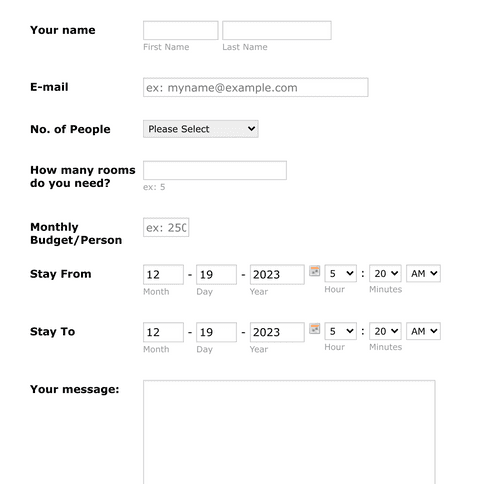 Student Accommodation Request Form Template | Jotform