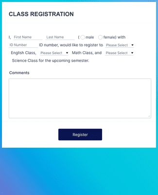 Student Enrollment Form Template | Jotform
