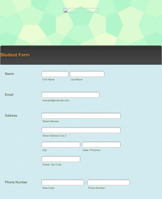 Student Form Template | Jotform