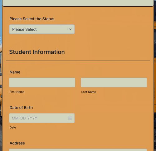Student Transportation Form Template | Jotform