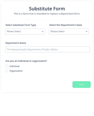 Substitute Form Template | Jotform