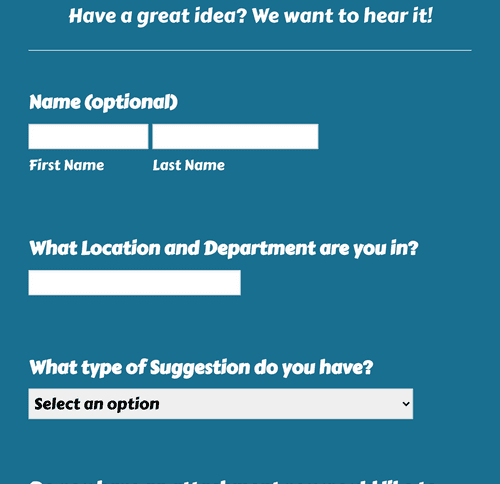 Suggestion Box Template Form Template | Jotform
