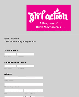 Summer Youth Program Application Form Template | Jotform