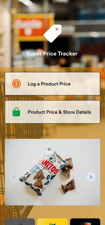 Supermarket Price Tracker App Template | Jotform