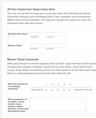 Supervisor Note Form Template | JotForm