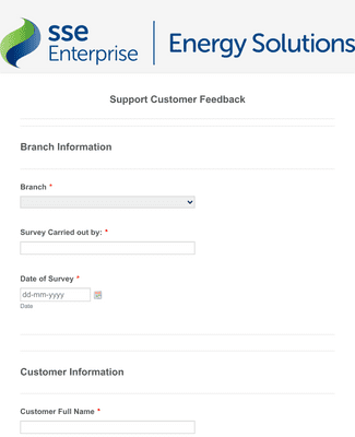 Support Customer Feedback Survey Form Template | Jotform