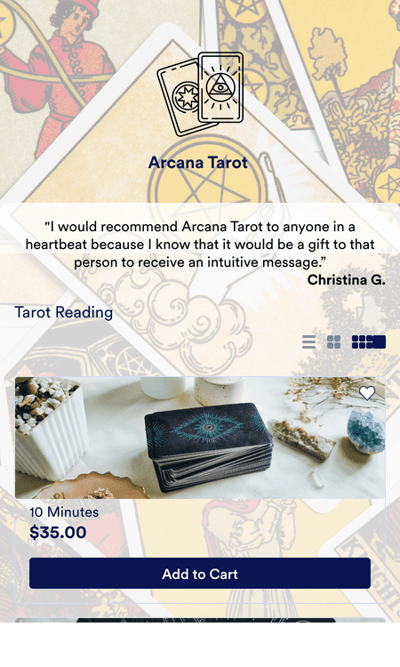 Tarot Reading App Template | Jotform
