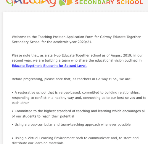 Teaching Job Application Form Template | Jotform