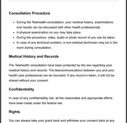 Patient Signature Form Template | Jotform