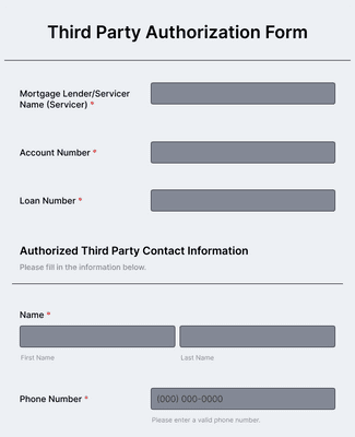 Third Party Authorization Form Template | Jotform