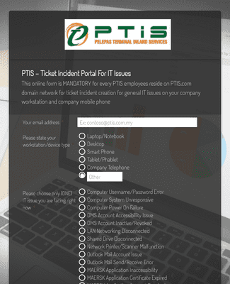 Ticket Incident Portal For IT Issues Form Template | Jotform