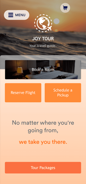 Touring App Template | Jotform