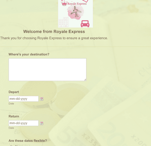 Travel Intake Form Template | Jotform