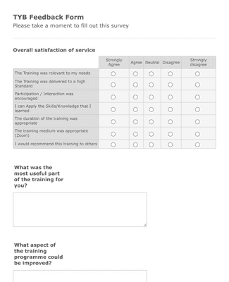 TYB Happy Sheets Form Template | Jotform