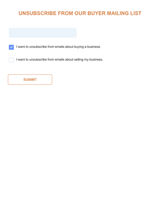 Unsubscribe Form Template | Jotform