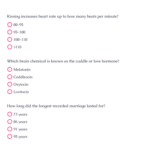 Valentines Quiz Form Template | Jotform