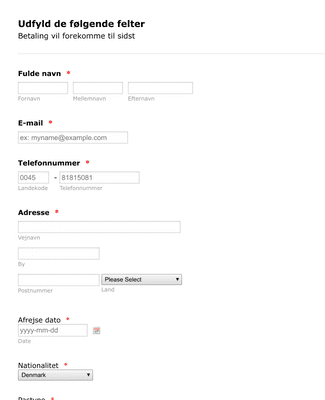 VC Product Order Form Template | Jotform
