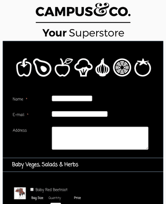 Coffee Order Form Template | JotForm