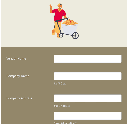 Vendor Qualification Form Template | Jotform