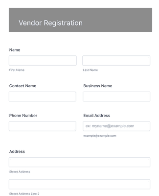 40+ Vendor Application Form Templates | JotForm