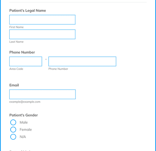 Virtual Clinic Appointment Form Template | Jotform
