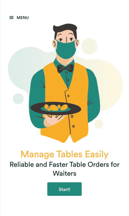 Waiter App Template | Jotform