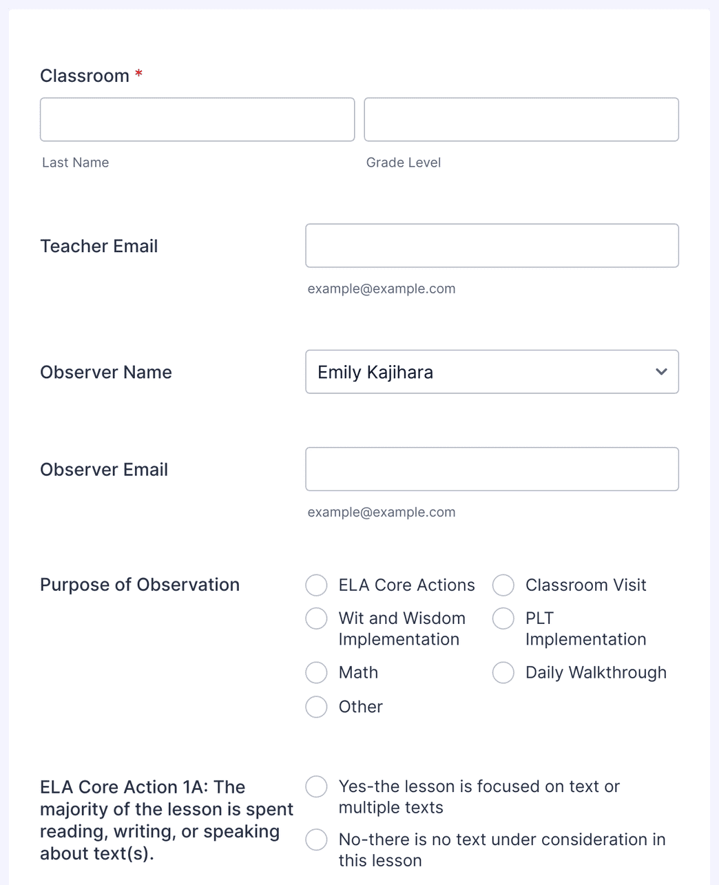 Walkthrough Feedback Tool Form Template | Jotform