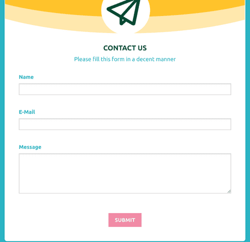 Web Contact Form Template | Jotform