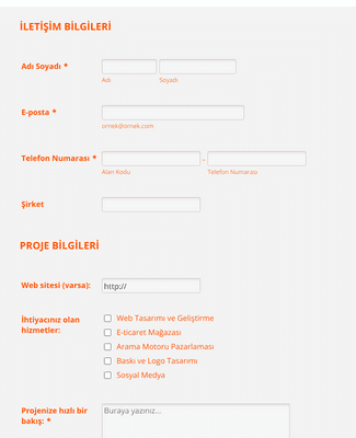 Nakliye Fiyat Teklif Form Şablonu | Jotform