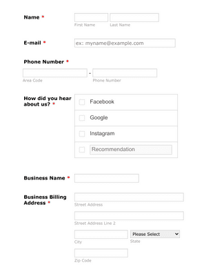 Website Design Questionnaire Form Template | Jotform
