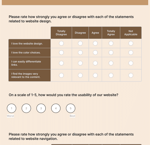 Website Satisfaction Survey Form Template | Jotform