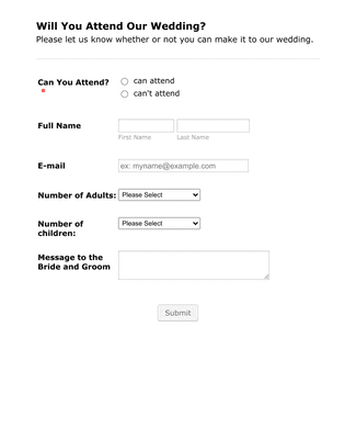 KeysofArt Wedding Form Template | Jotform