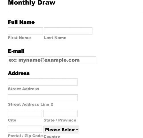 Open House Form Template | Jotform