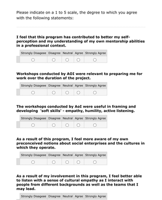 WISE Mentor Feedback Form Template | Jotform