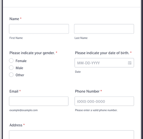 Workers Profile Form Template | Jotform