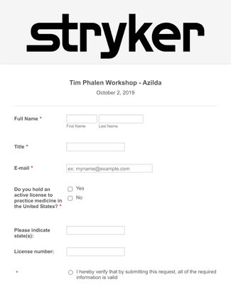 Workshop Sign-In Form Template | Jotform