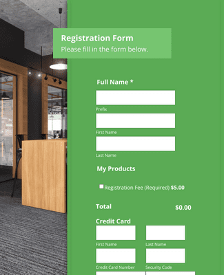 Worldpay US Workshop Registration Form Template | Jotform