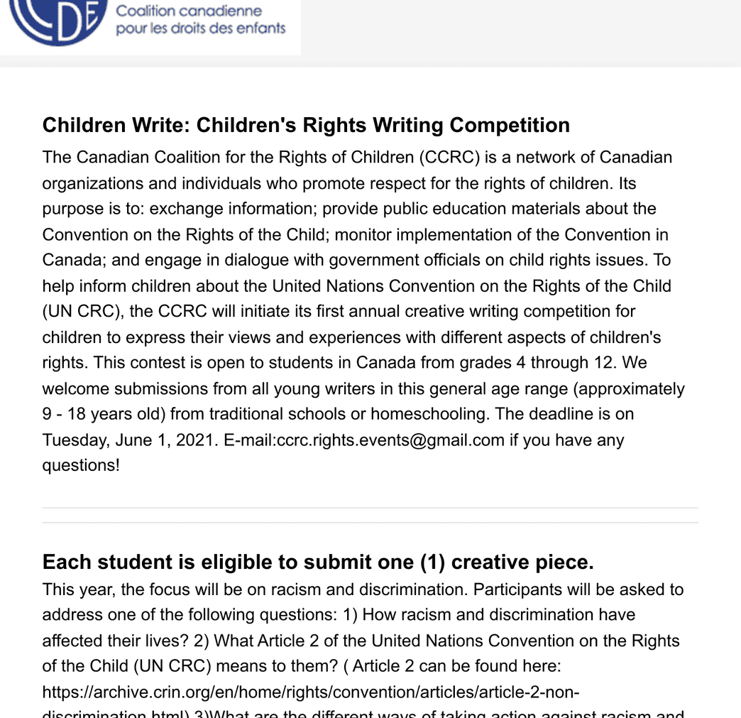 Writing competition Form Template | Jotform